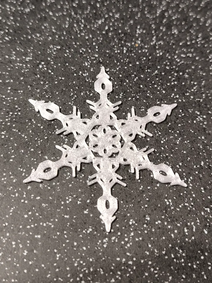 Snowflake 4. Wall decoration by GreyWolfUA | Download free STL model | Printables.com