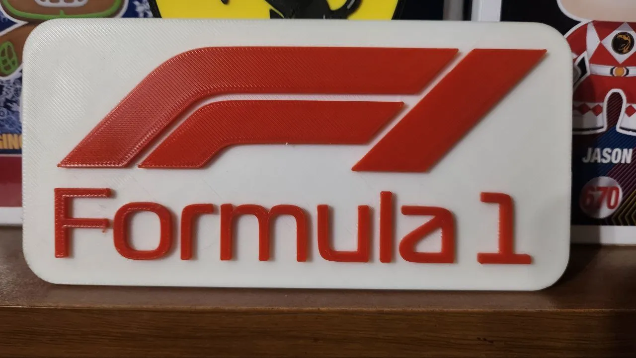 Logo F1 by Keko | Download free STL model | Printables.com