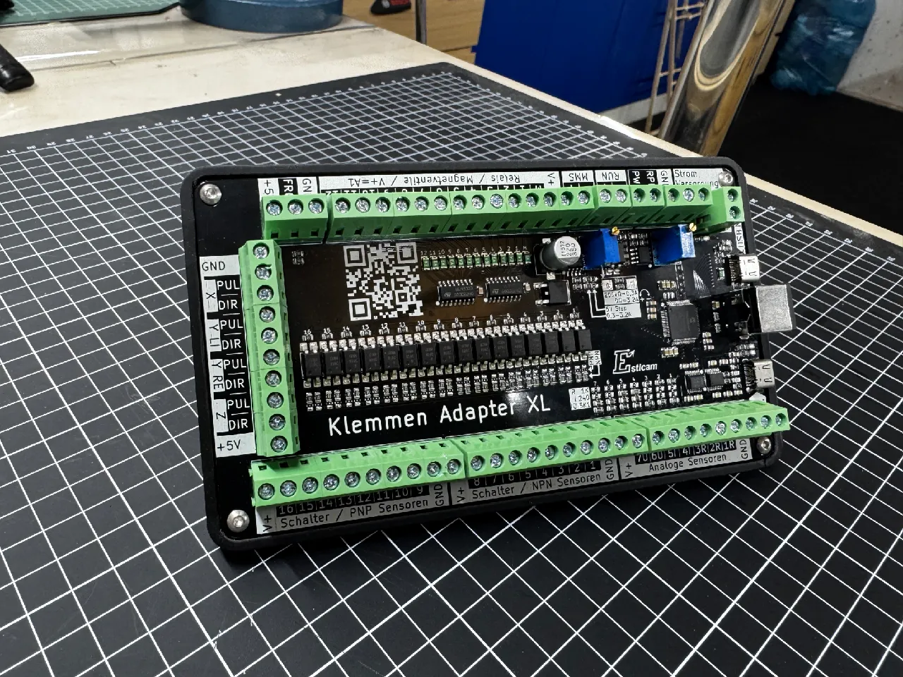 Estlcam Klemmadapter XL Hutschienenhalter by ThommyVanHo | Download free STL model | Printables.com