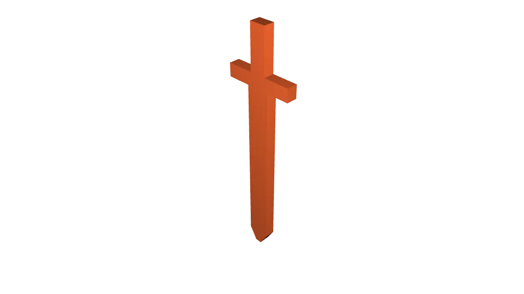 Very basic sword for Minimates - includes SCAD file by JustSomeGuy ...