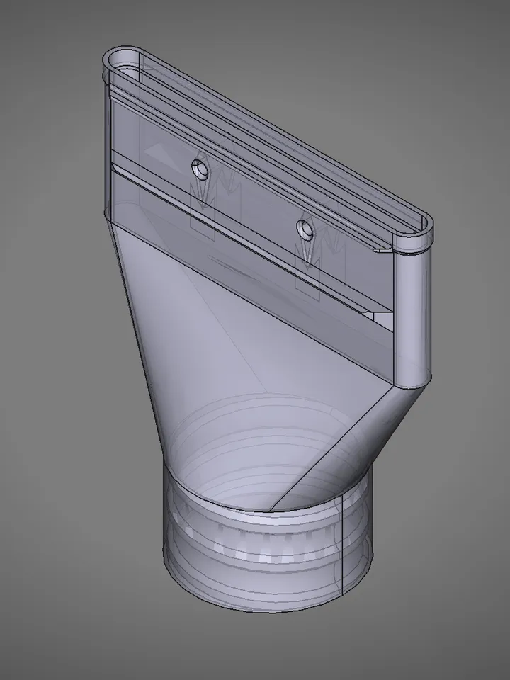 Window duct kit for 3" or 4" hoses by joncruz | Download free STL model ...