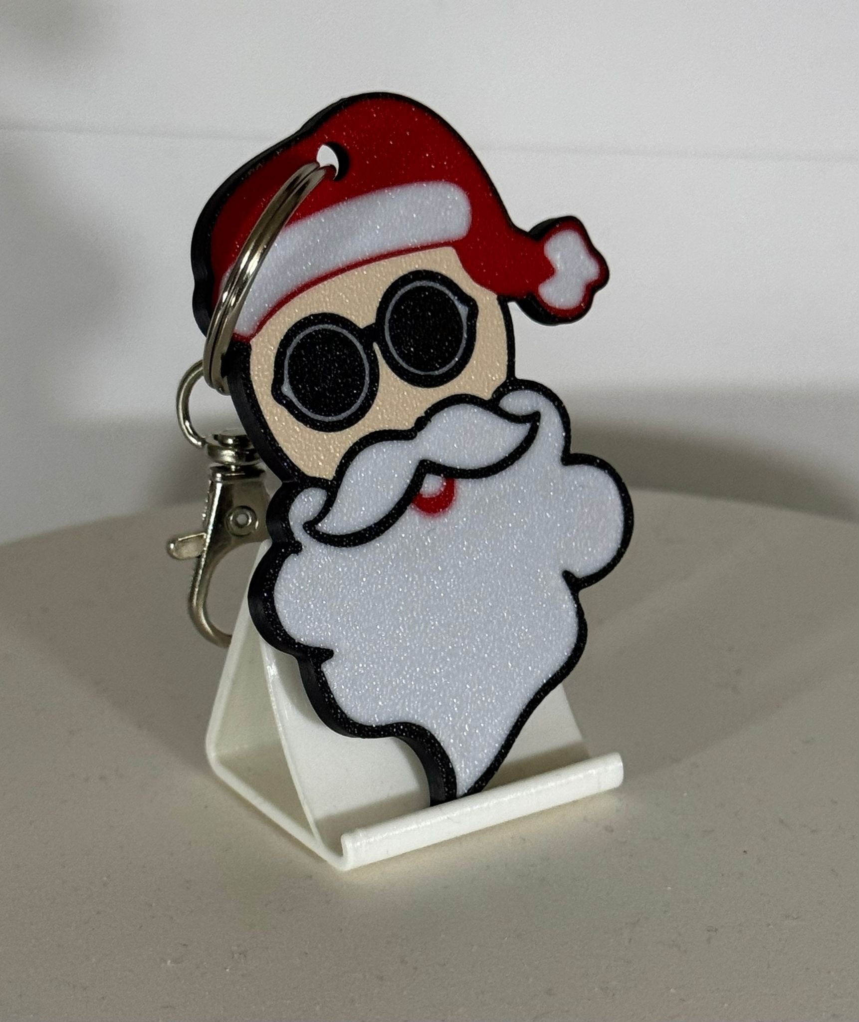 Cool Santa Claus Weihnachtsmann Key chain Schlüsselanhänger by Zekeriya ...