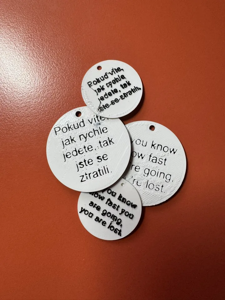 Key ring - physics joke by Michal Dostál | Download free STL model ...