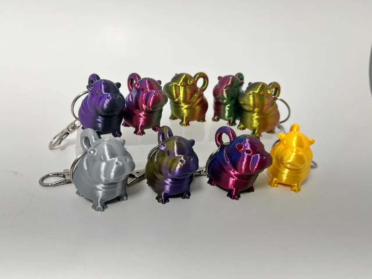 Moo Deng Keychain by Louis | Download free STL model | Printables.com