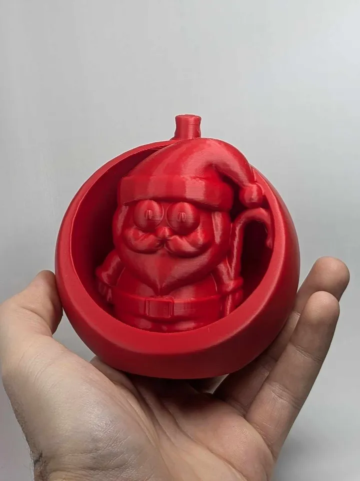 Santa Ornament by MysticLabs | Download free STL model | Printables.com
