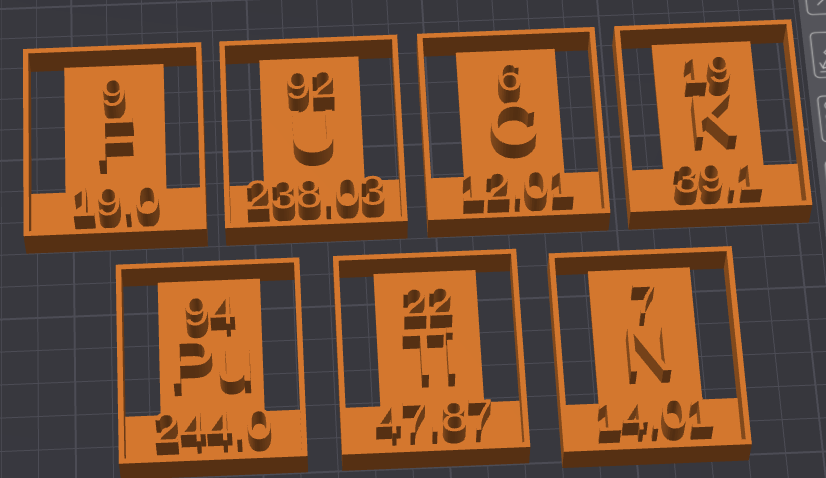 Elements Cookie Cutter - Science Periodic System by Spanholz | Download ...