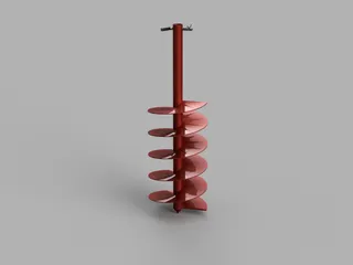 Auger with Pin by Arson | Download free STL model | Printables.com