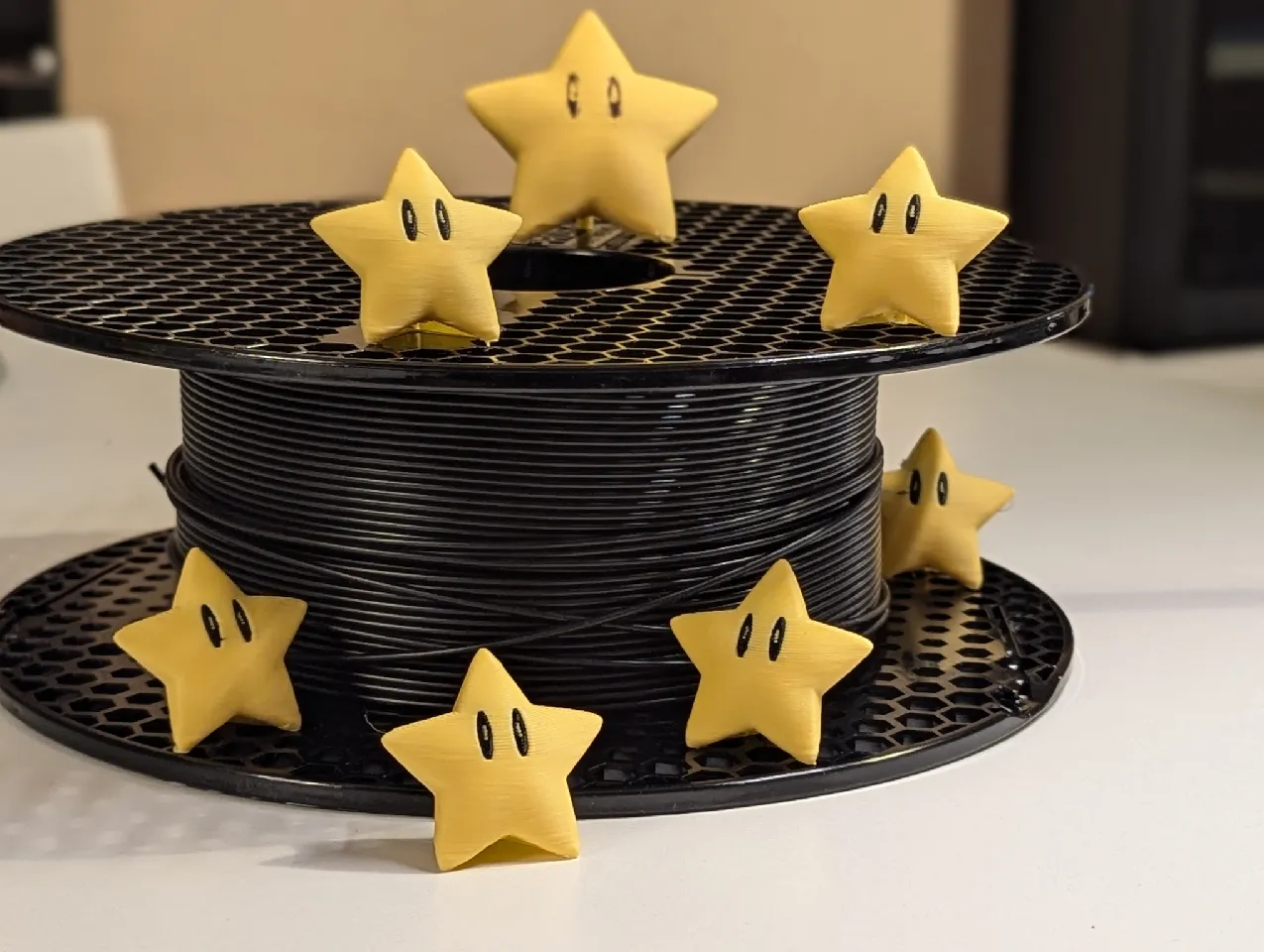 Mario star mini figure by Vasichkin | Download free STL model ...