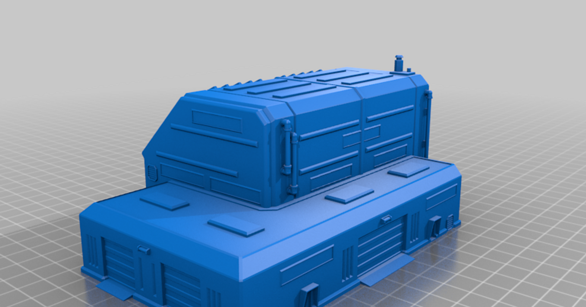 River City - SpacePort B2.1 - Factory - 6mm by Shiaic3D | Download free ...