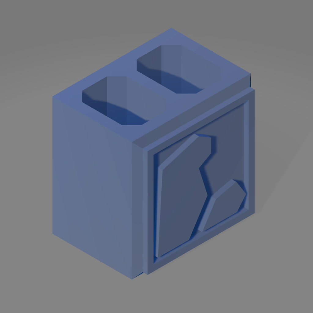 Custom Texture Block ~ version 1 by TheSquire | Download free STL model ...