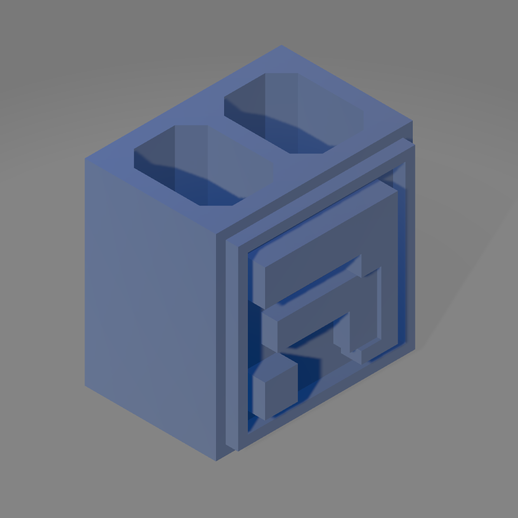 Custom Texture Block ~ Version 2 by TheSquire | Download free STL model ...