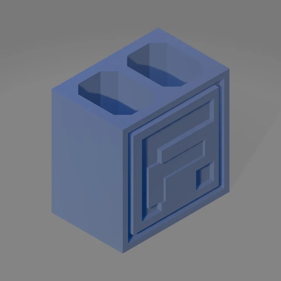 Custom Texture Block ~ Version 3 by TheSquire | Download free STL model ...
