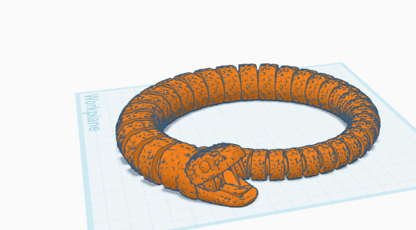 Snake Openable Mouth With Fangs by PrinterPros | Download free STL ...