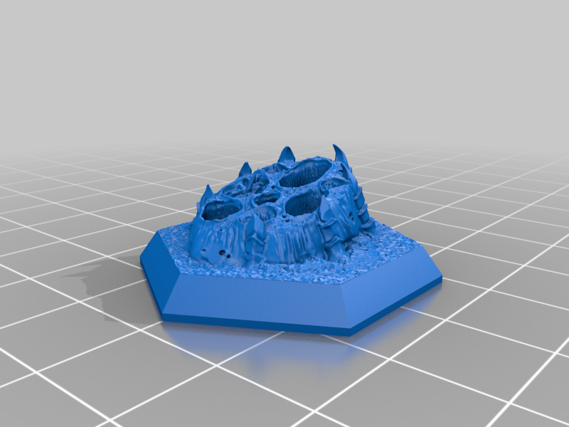 Hex Base - Bio-Alien Set by Shiaic3D | Download free STL model ...