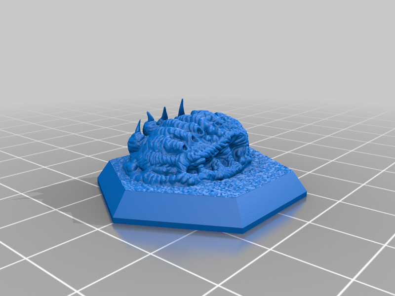 Hex Base - Bio-Alien Set by Shiaic3D | Download free STL model ...