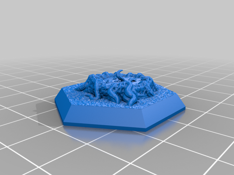 Hex Base - Bio-Alien Set by Shiaic3D | Download free STL model ...