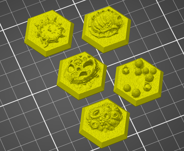 Hex Base - Bio-Alien Set by Shiaic3D | Download free STL model ...