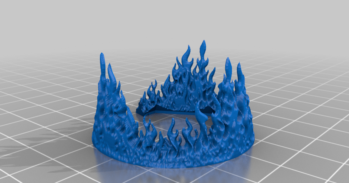 Hex Base - Fire Ring - Condition Marker by Shiaic3D | Download free STL ...