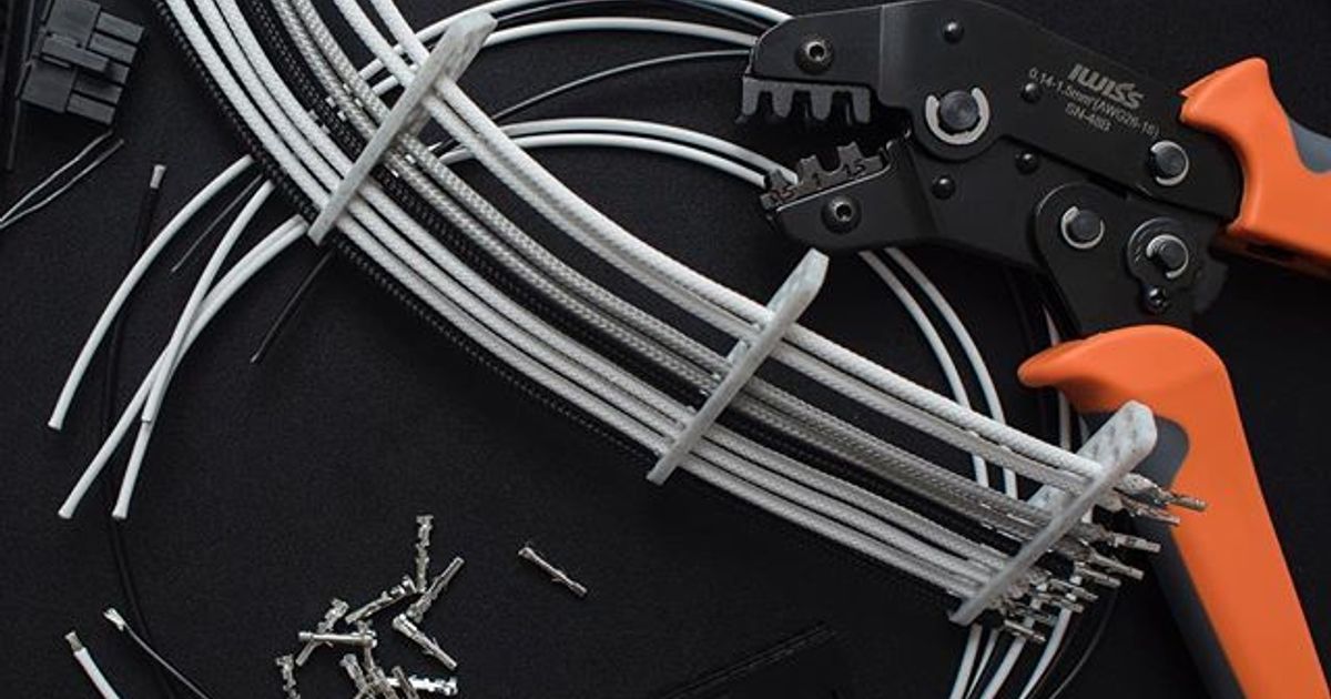 Cable Combs for Sleeved Custom PC Cables by 3DPrintSOS | Download free ...