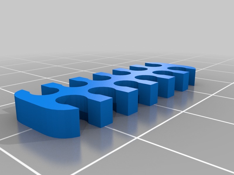 Cable Combs for Sleeved Custom PC Cables by 3DPrintSOS | Download free ...