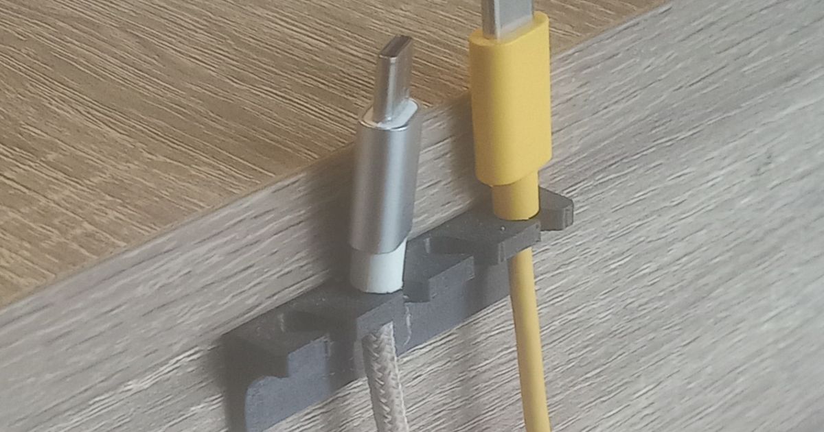 Cables organizer by ATSWM | Download free STL model | Printables.com