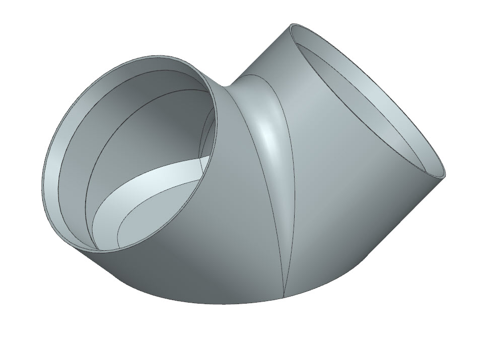 90dgr adapter for xTool F1 (2.5"/63mm) ventilation hose. by Hessen ...
