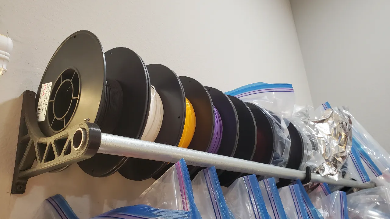 Filament Wall Rack Support Brackets by mccartbm90 | Download free STL ...
