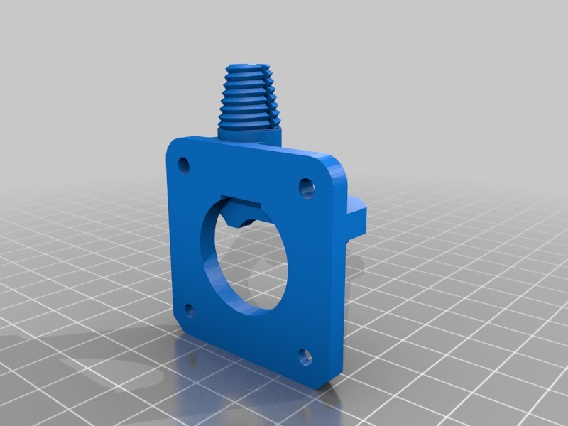 Ender & CR10 Filament Extruder Block with Threaded Coupler and Nut by ...