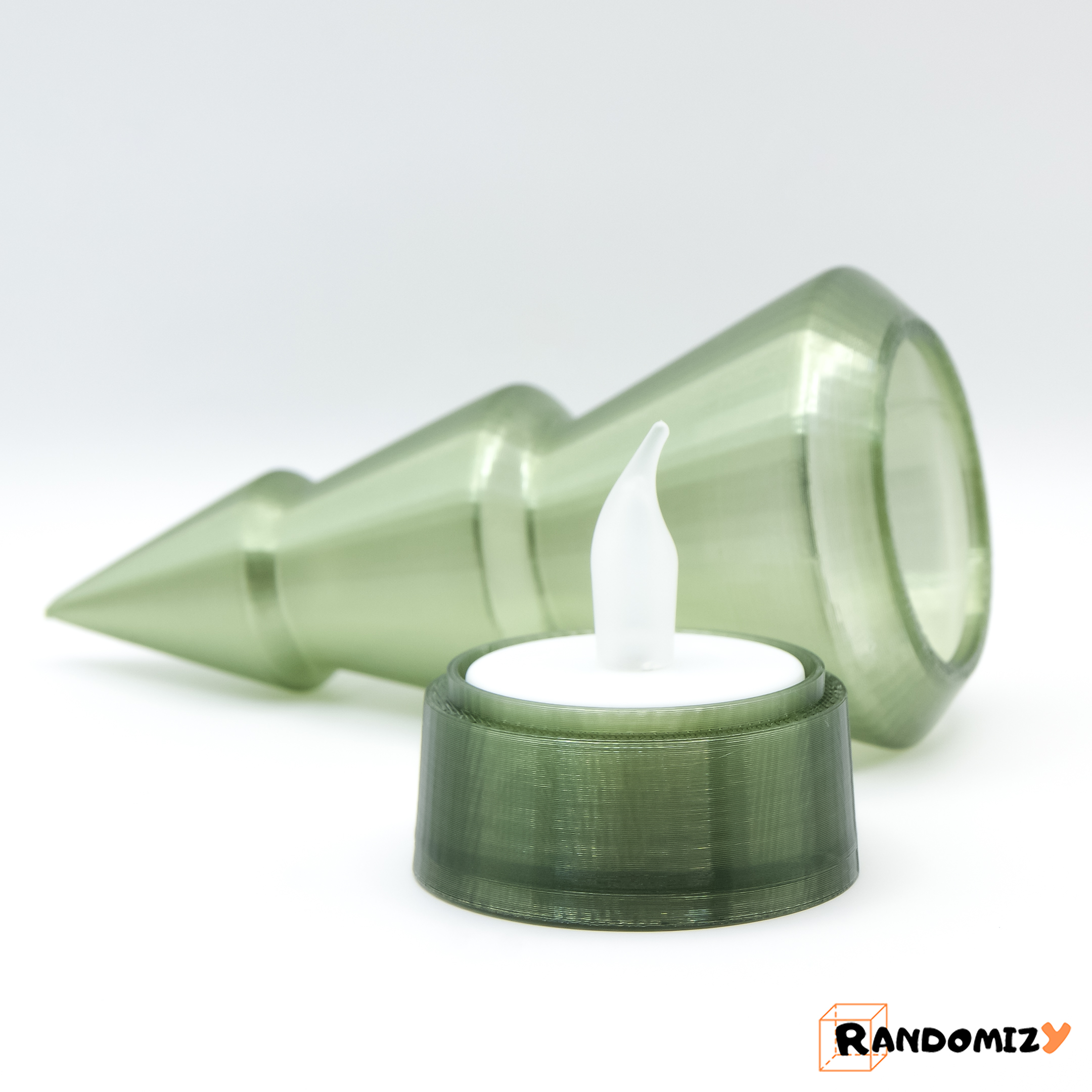 Tree (Tea Light) (Smooth) (V4) by Randomizy | Printables Store