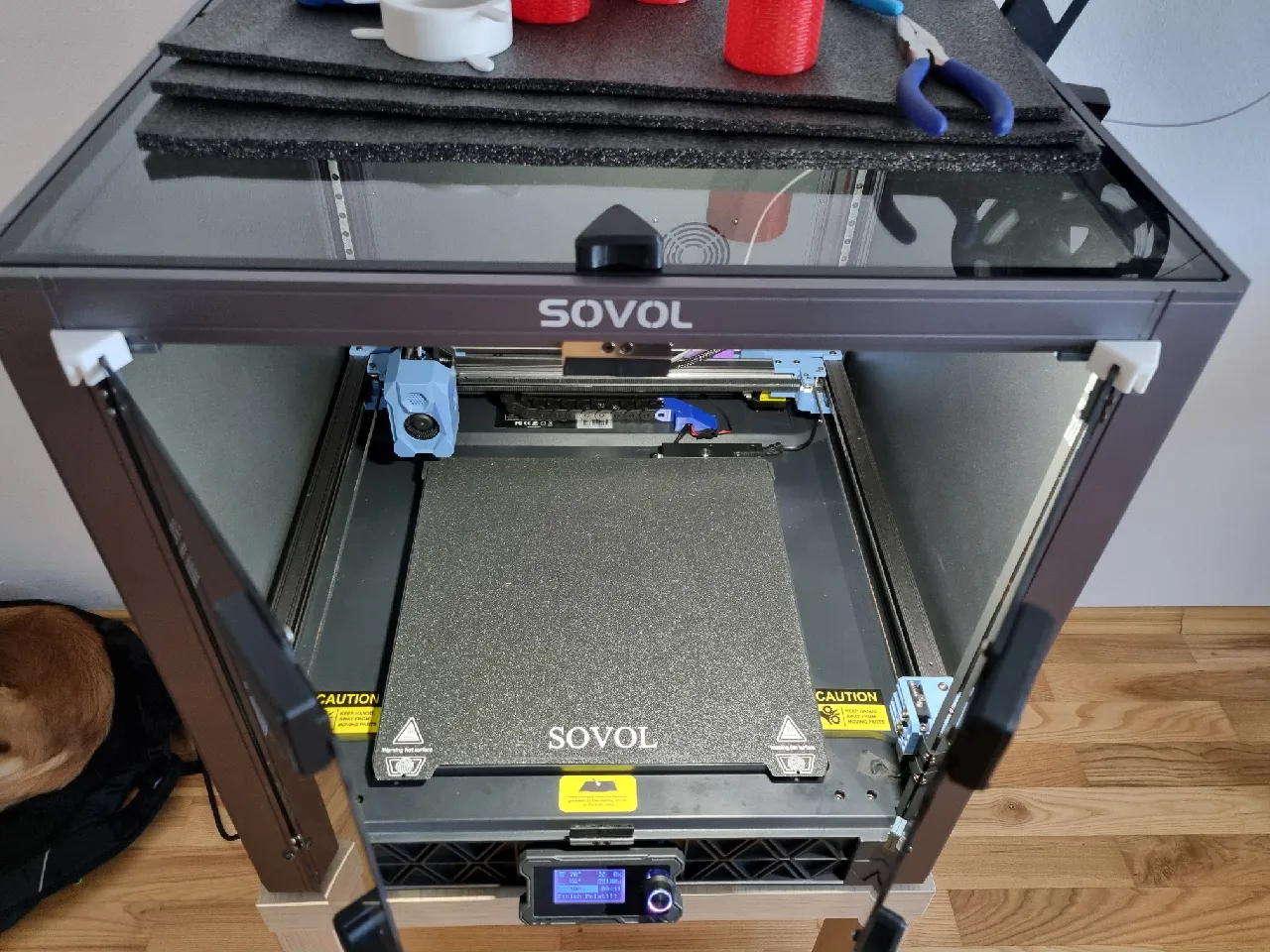 Sovol SV08 Enclosure Door holder 55° & 90° (minimalistic design) by ...