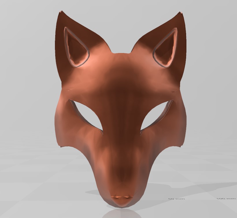 Fox Mask by Peter Farell | Download free STL model | Printables.com