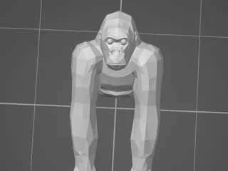 animal company gorilla! by Romaster plays | Download free STL model ...