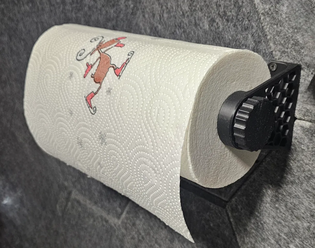 Paper Towel Holder by Diplomator | Download free STL model | Printables.com