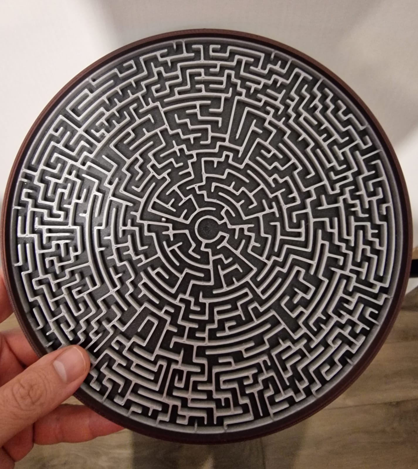 Circular Maze, 47 corridor diameter, center start by AKIINT | Download ...