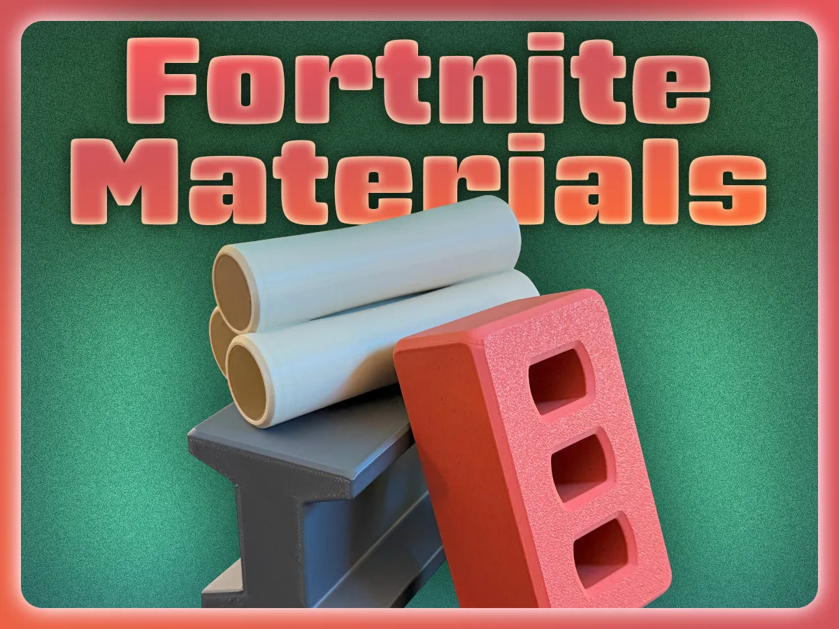 Fortnite Materials by SillyPrints | Download free STL model ...