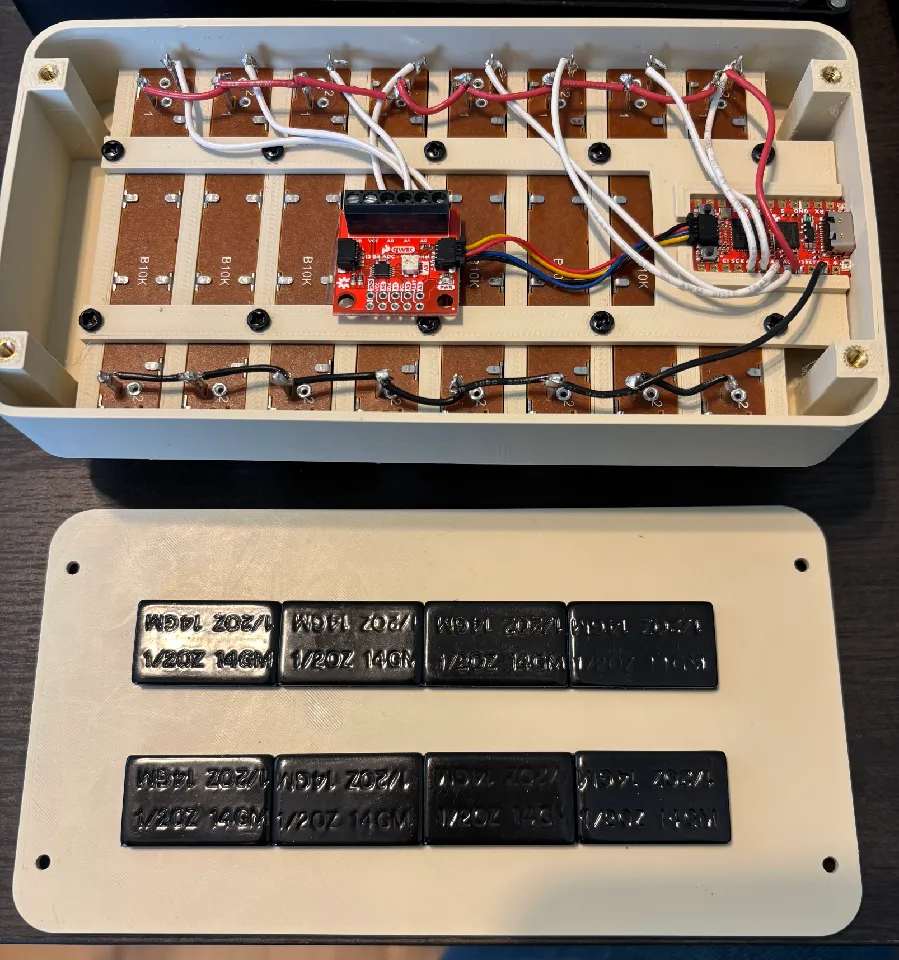 MIDI Sliders - DIY 8-fader bank by JennToo | Download free STL model ...