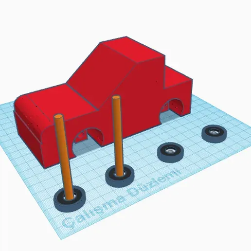 WORKİNG CAR by Eren Çetindağ | Download free STL model | Printables.com