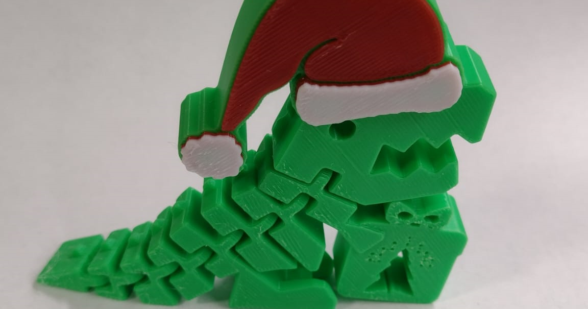 Christmas Flexi Rex por Klipperboi | Descargar modelo STL gratuito ...