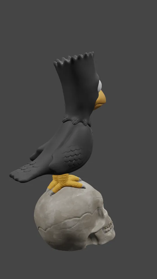 Bart The Raven by DoubleDSculpt | Download free STL model | Printables.com