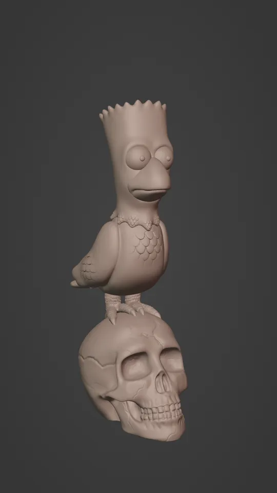 Bart The Raven by DoubleDSculpt | Download free STL model | Printables.com