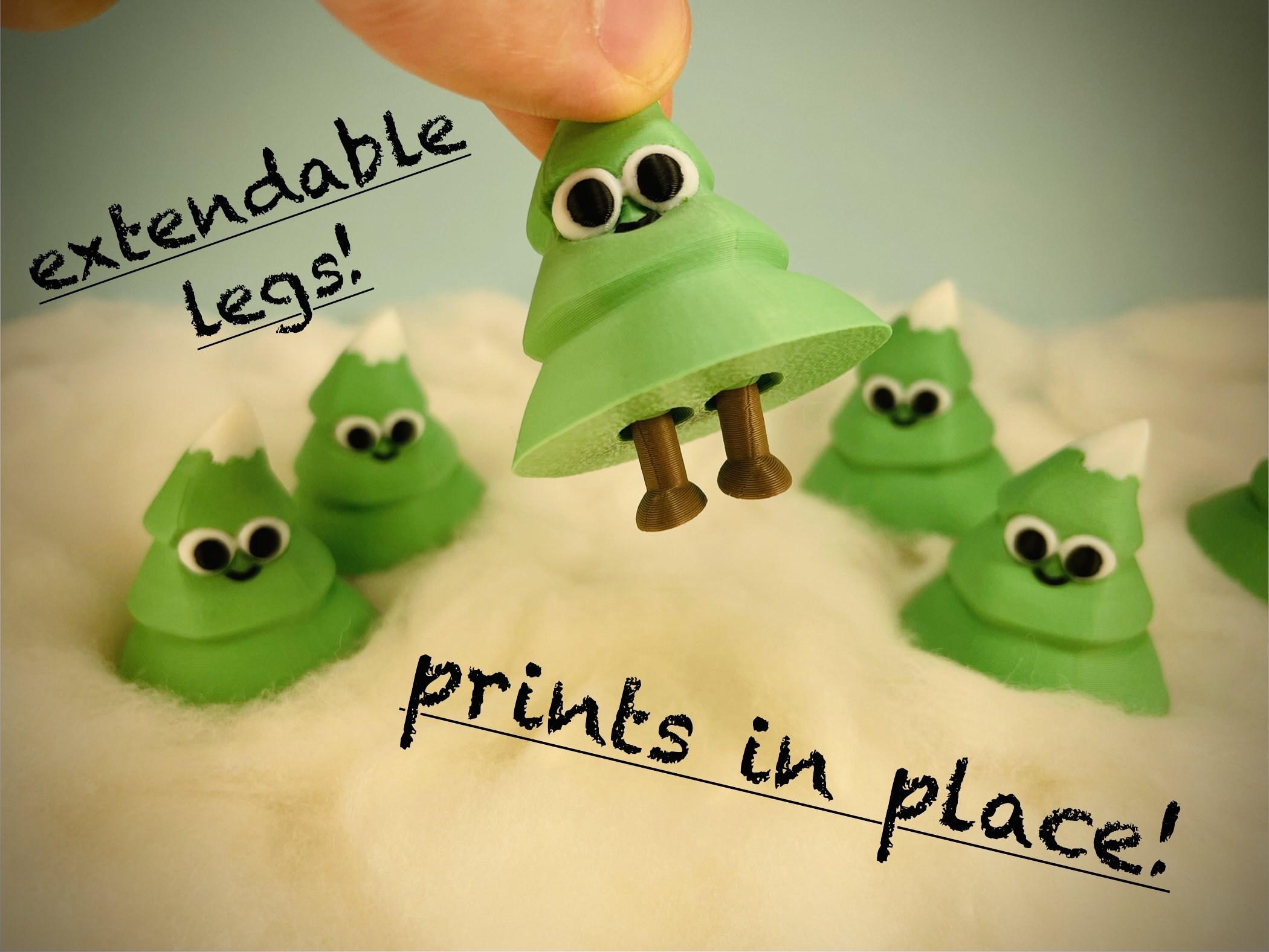 Christmas tree | wobbly legs | print in place by Pelixx01 | Download ...