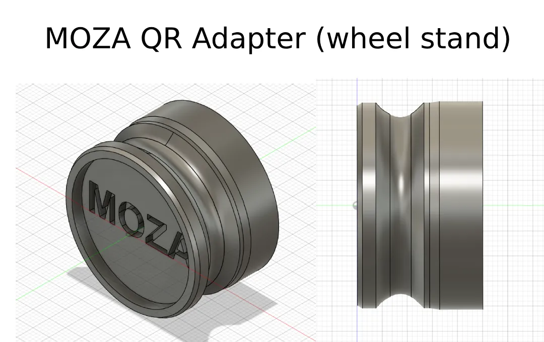 MOZA QR Adapter + Stand by Daniel Kouba | Download free STL model ...