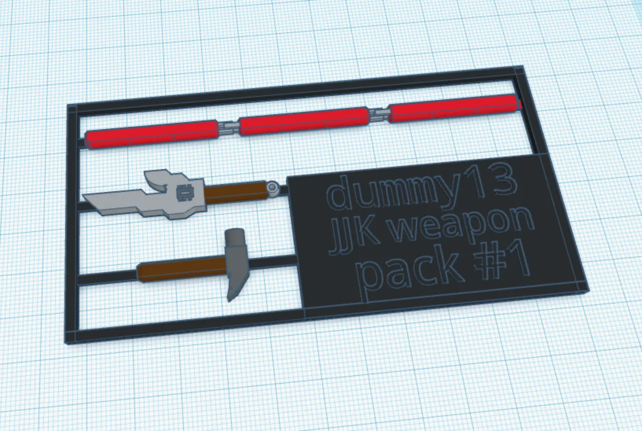 JJK weapon pack #1 by Random-name | Download free STL model ...