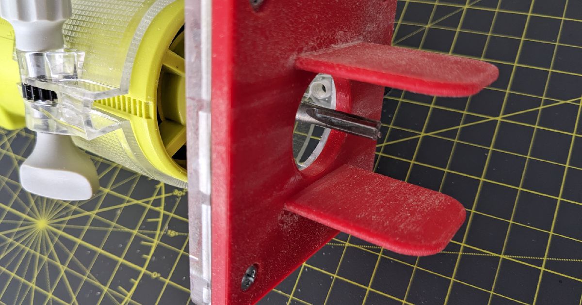 Router guide for cutting grooves in bottom of doors by Rae | Download ...