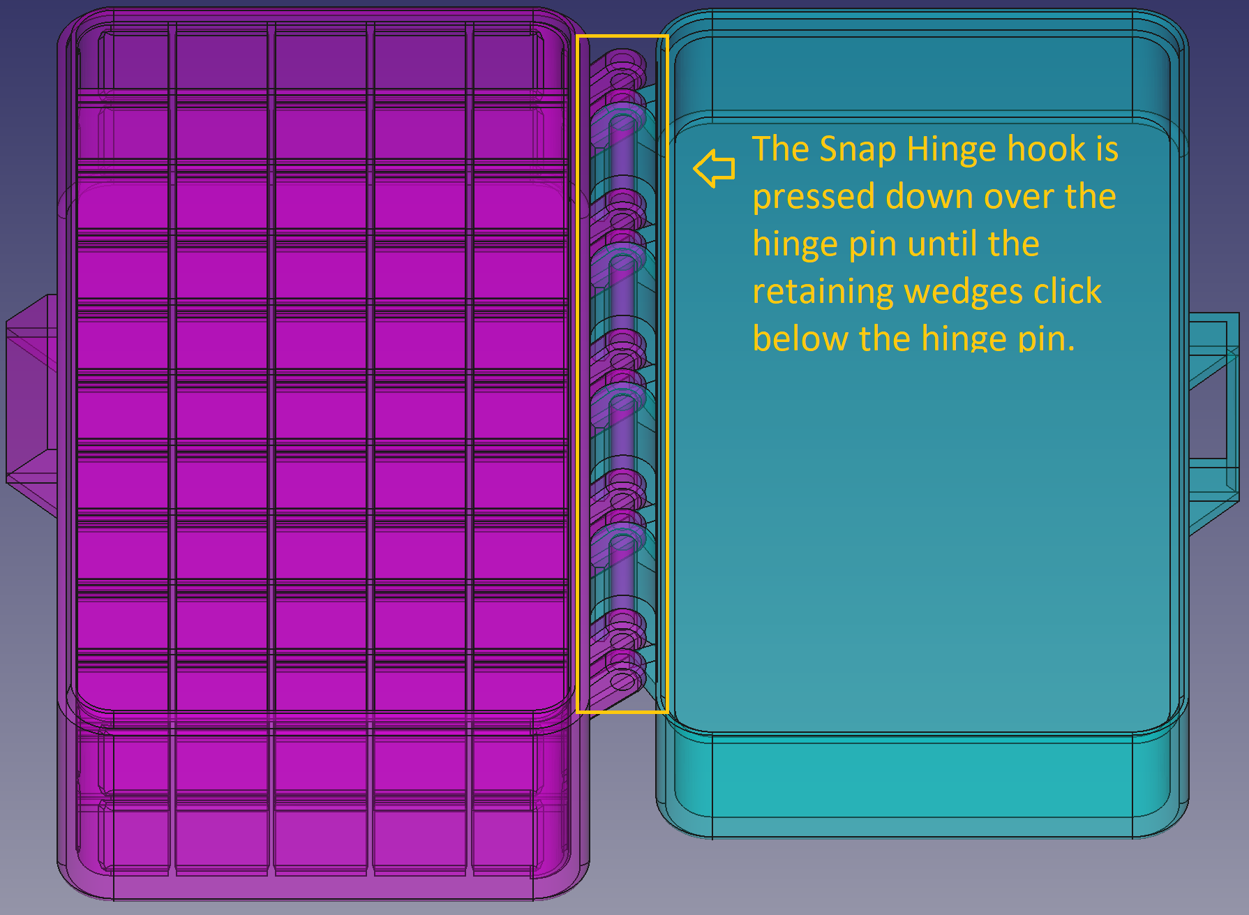 .366 TKM, Snap Latch, Snap Hinge Modular Ammo Box by brass_ring ...