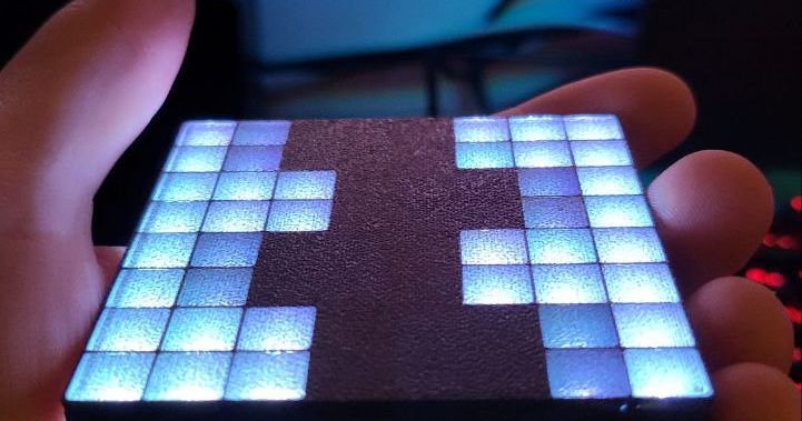 LED diffuser Matrix 8х8 WS2812 by Вячеслав Шепелев | Download free STL ...