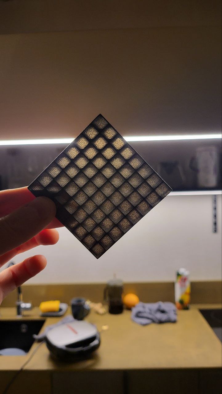 LED diffuser Matrix 8х8 WS2812 by Вячеслав Шепелев | Download free STL ...