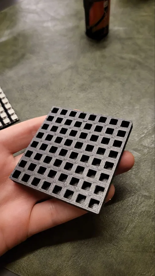 LED diffuser Matrix 8х8 WS2812 Sim racing car spotter and flags by ...