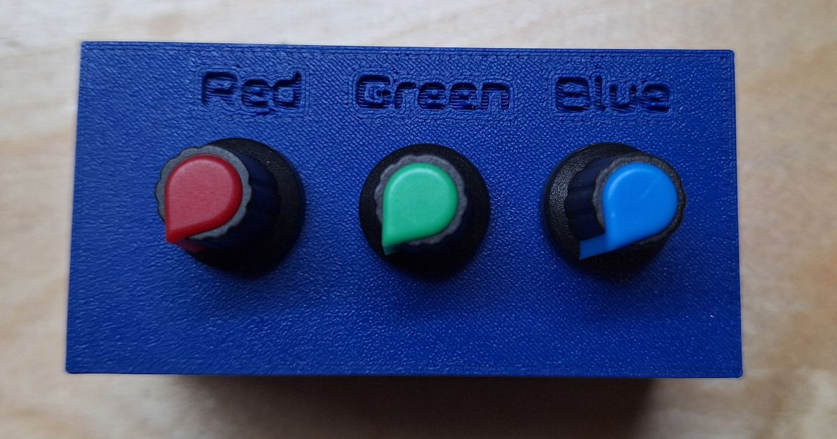 RGB LED Controller by WubsyWibbles | Download free STL model ...