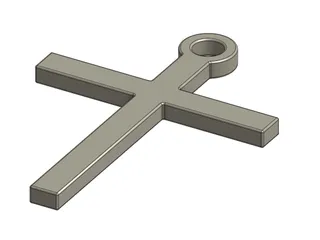 Cross Key Chain by Tovi | Download free STL model | Printables.com